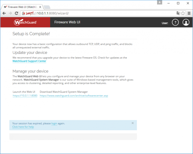 Inbetriebnahme einer WatchGuard mit dem Web Setup Wizard - BOC IT ...
