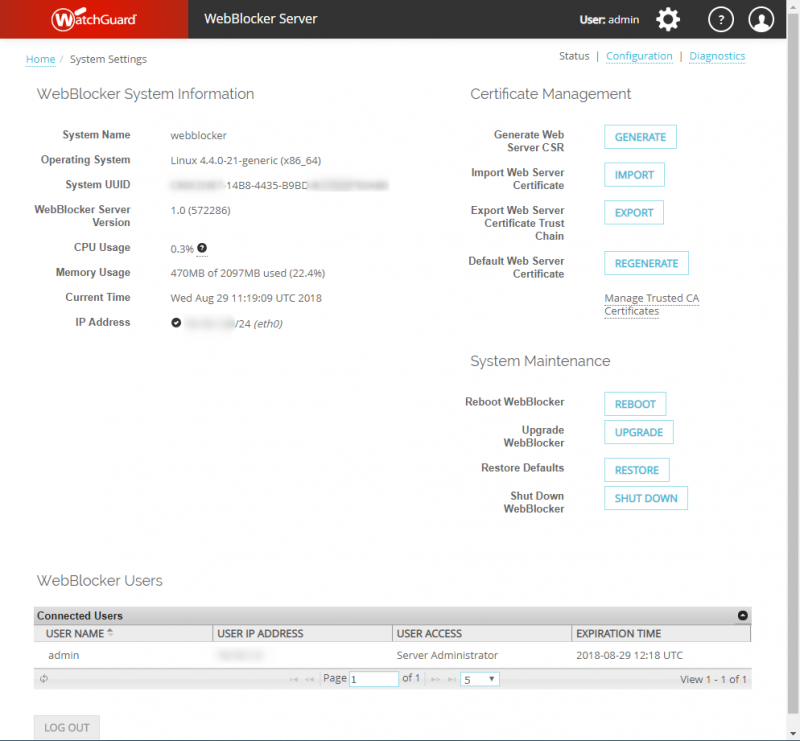 Installation des WebBlocker On-Premises Servers - BOC IT-Security GmbH