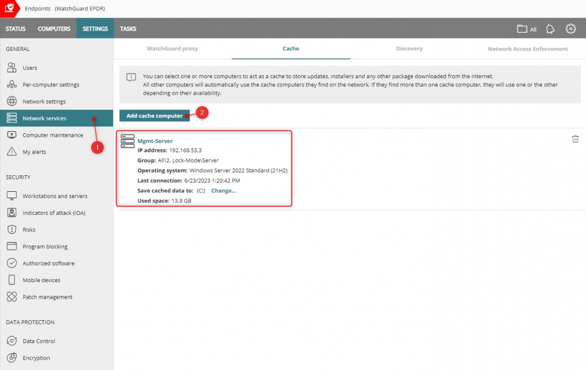 HOWTO: Konfiguration WatchGuard Cache Computer (Manual Mode) - BOC IT-Security GmbH