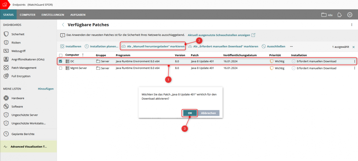 HOWTO: Download und Installation von manuellen Patches via WatchGuard ...