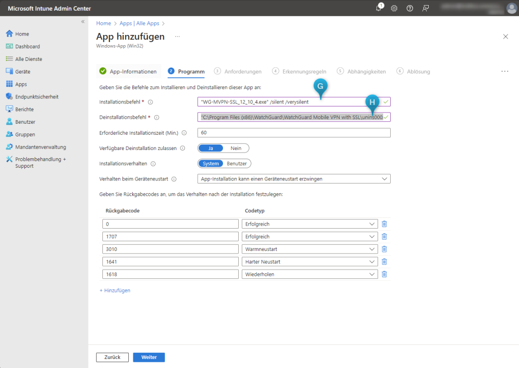 HOWTO: Verteilung des WatchGuard SSLVPN Client mit Microsoft Intune ...