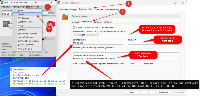 HOWTO: "Friendly Network Detection" für den WatchGuard IPSec Mobile VPN ...